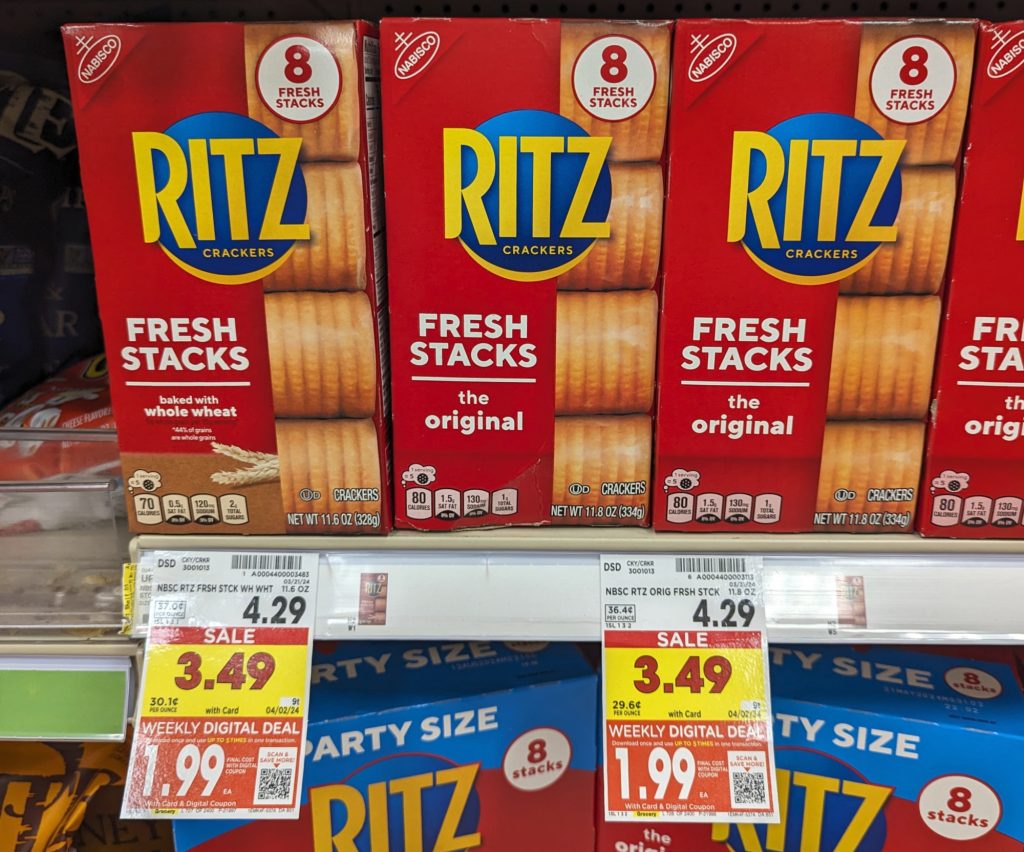 Ritz Crackers Just $1.99 At Kroger - iHeartKroger
