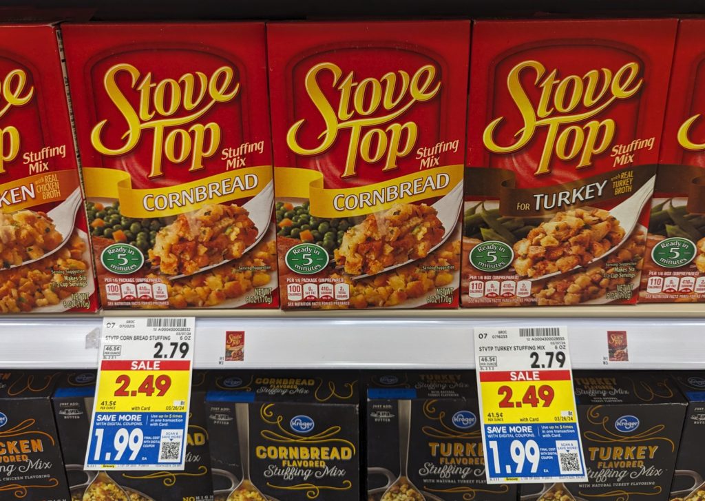 Stove Top Stuffing Mix Just $1.99 At Kroger - iHeartKroger