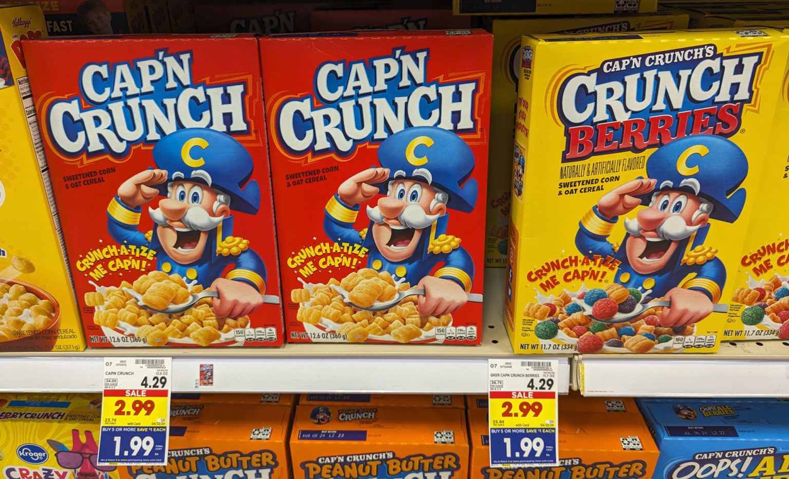 Save On Quaker Cap’n Crunch Cereal At Kroger – As Low As $1.49 Per Box ...