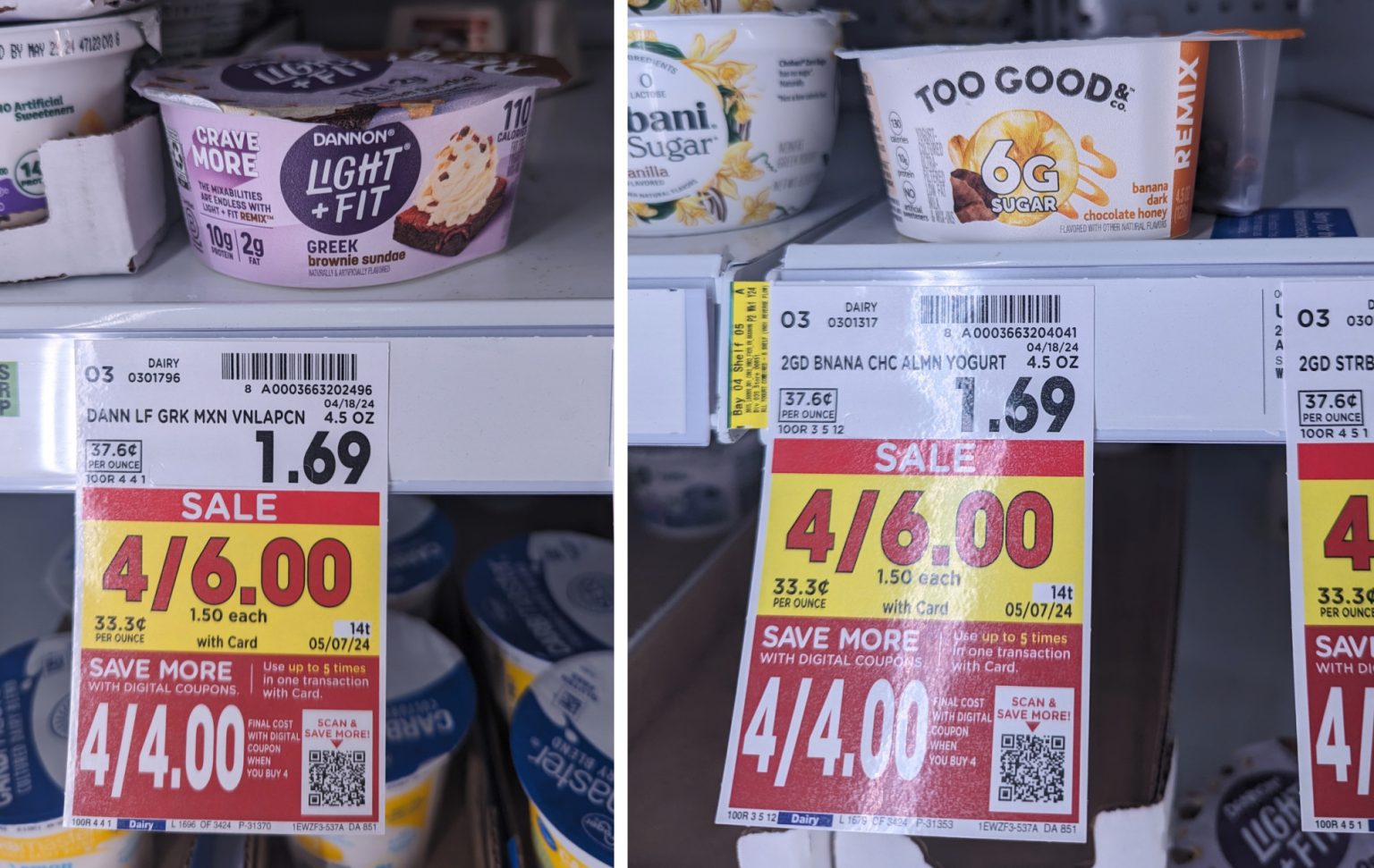 Oikos, Two Good, Or Light+Fit Remix Yogurt Just $1 At Kroger - iHeartKroger