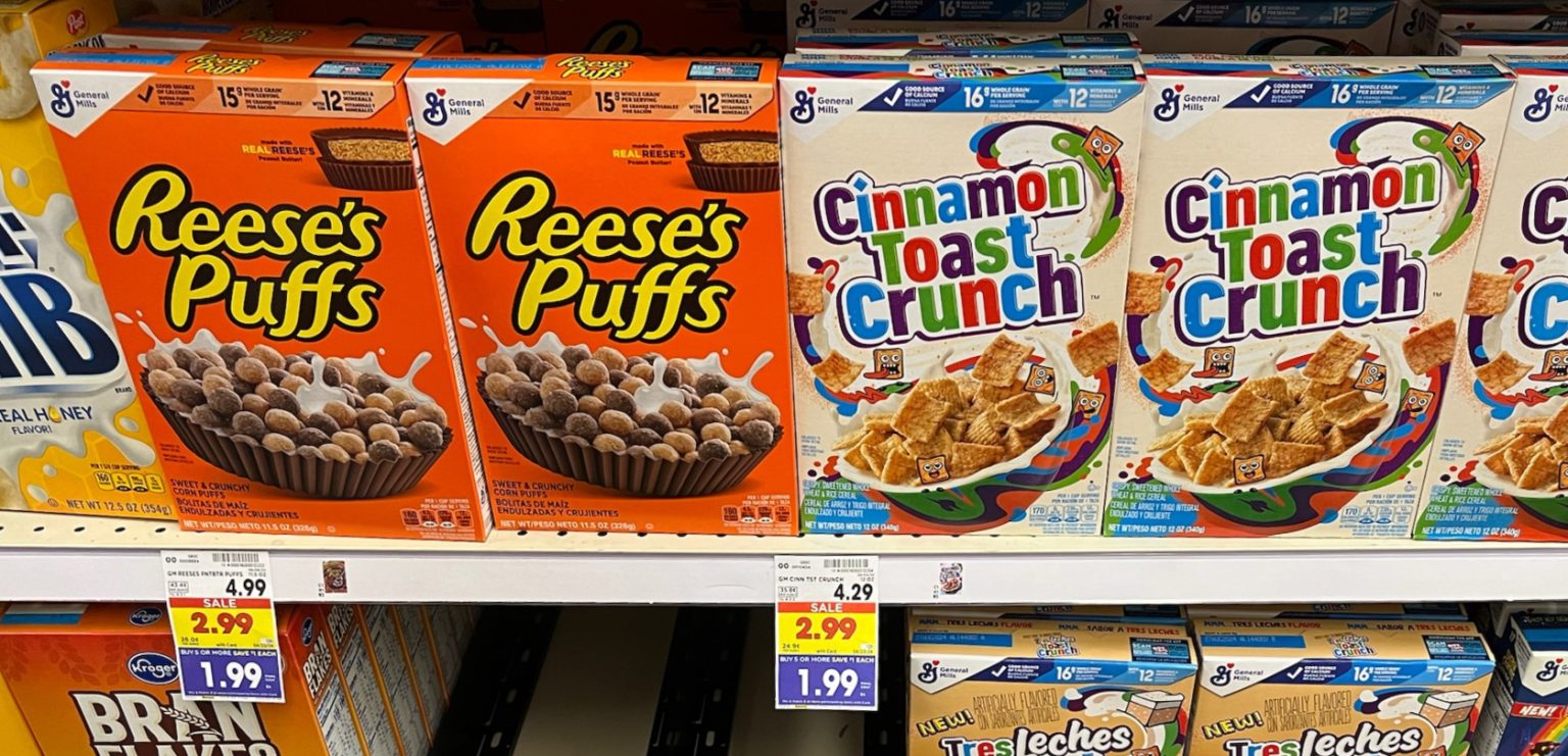 General Mills Cereal As Low As $1.49 Per Box At Kroger - iHeartKroger