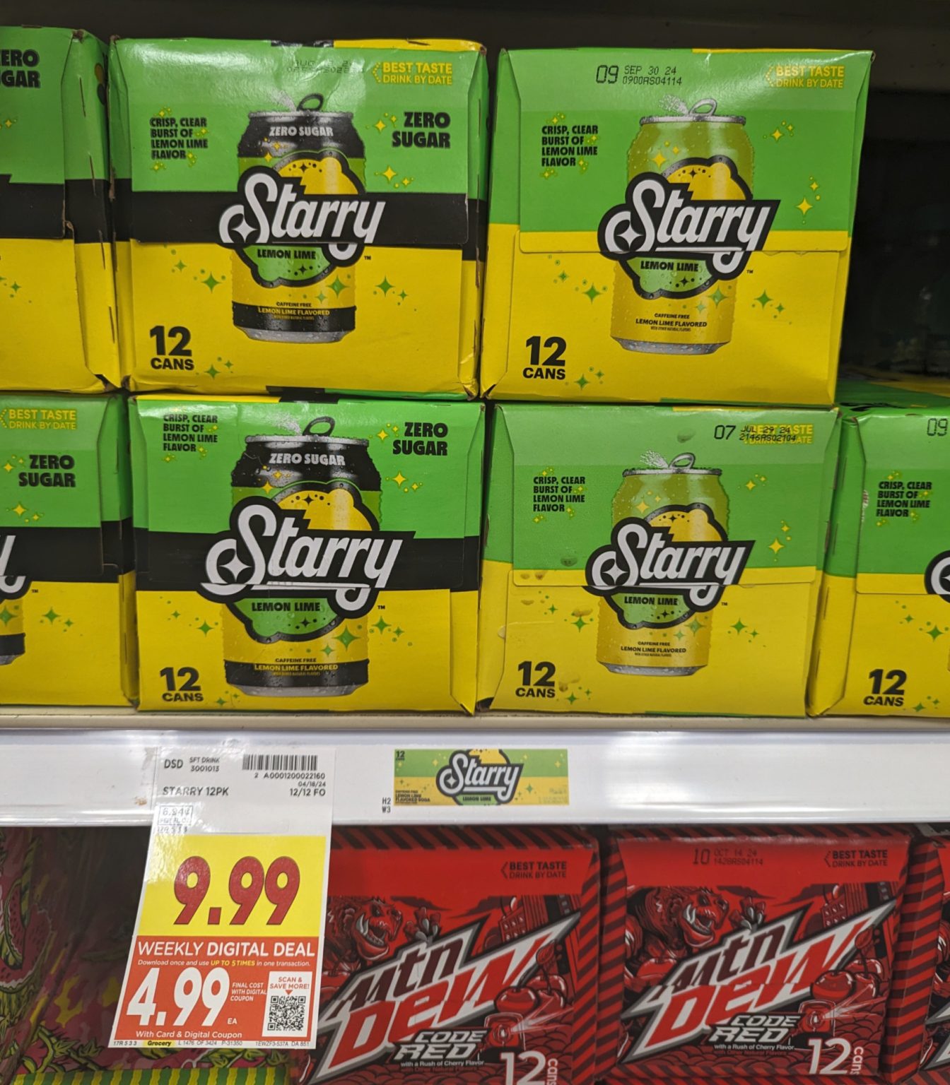 Get Starry Lemon Lime Soda 12-Packs As Low As $3.99 At Kroger (Regular ...