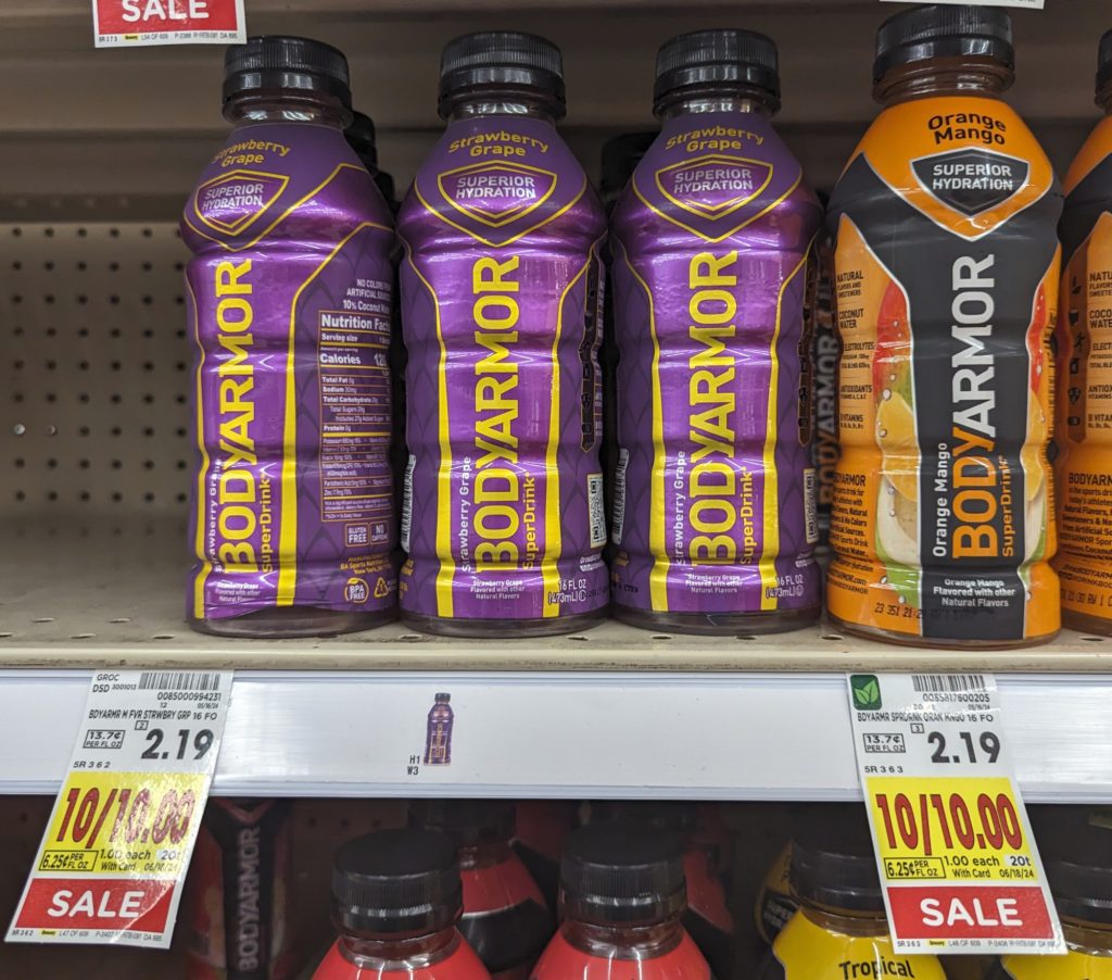 Bodyarmor Sports Drinks Only 25¢ Per Bottle At Kroger - iHeartKroger