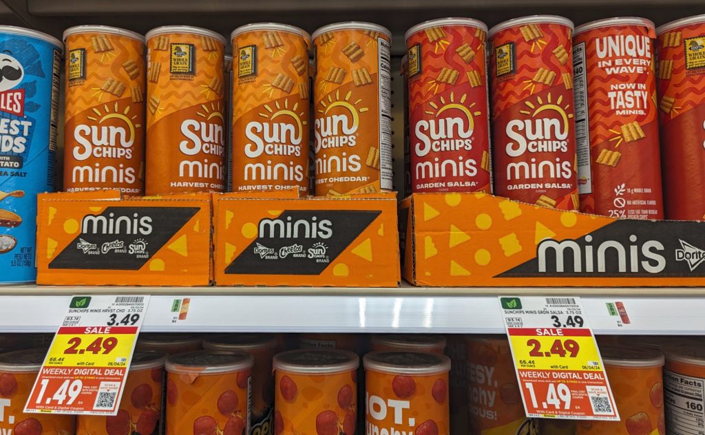 Frito-Lay Minis Are As Low As $1.49 Per Canister At Kroger - iHeartKroger