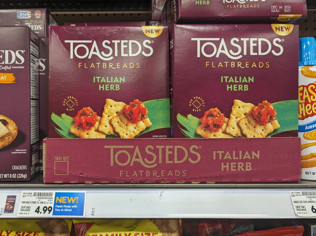 Toasteds Flatbreads FREE At Kroger - iHeartKroger