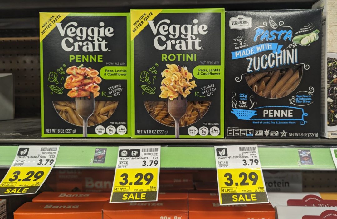 Veggiecraft Farms Pasta Is Just 29¢ Per Box At Kroger - iHeartKroger