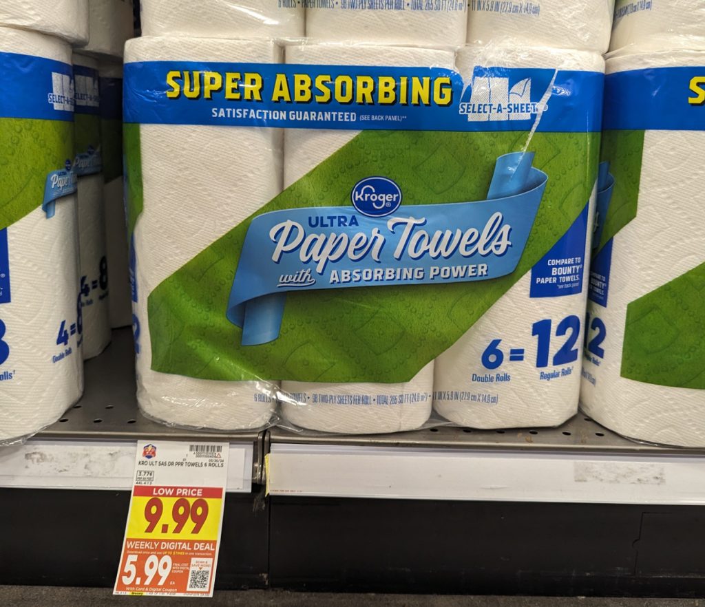 Get Kroger Ultra Paper Towels For Just $5.99 - iHeartKroger