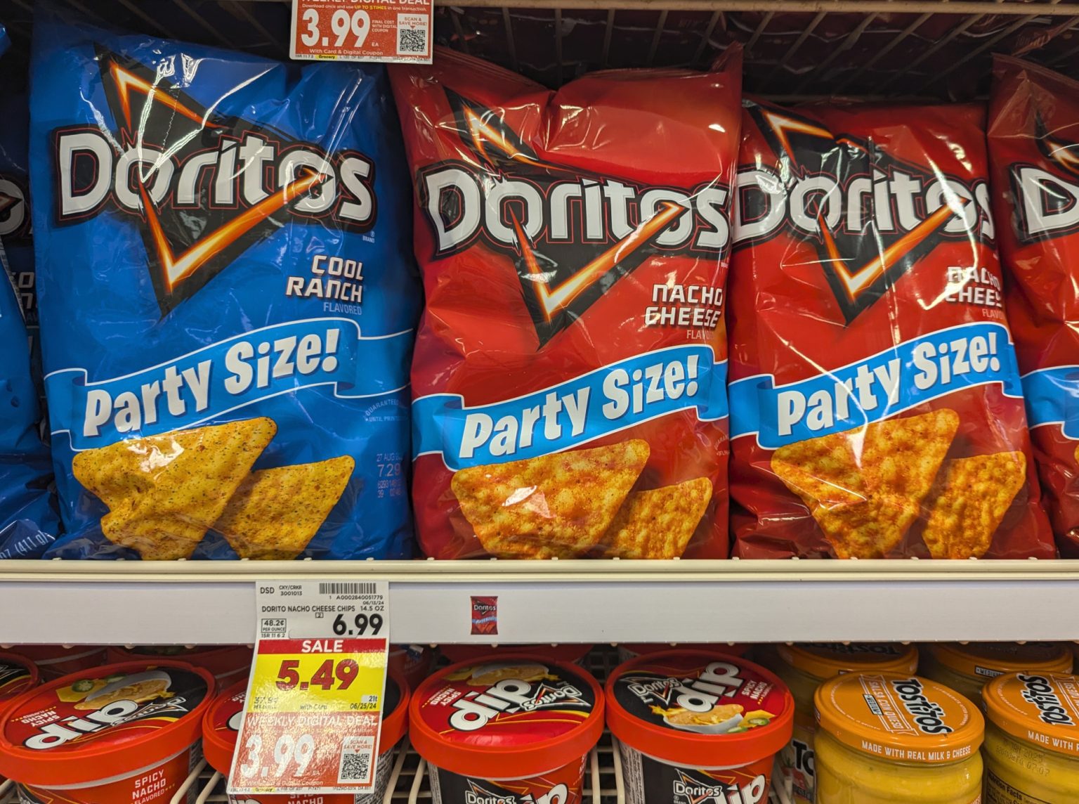 Party Size Bags of Doritos Just $3.99 At Kroger - iHeartKroger