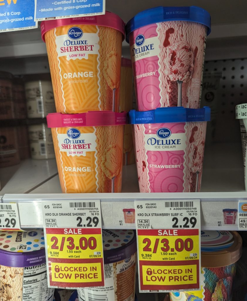 Get A Pint Of Kroger Deluxe Ice Cream For FREE! - iHeartKroger