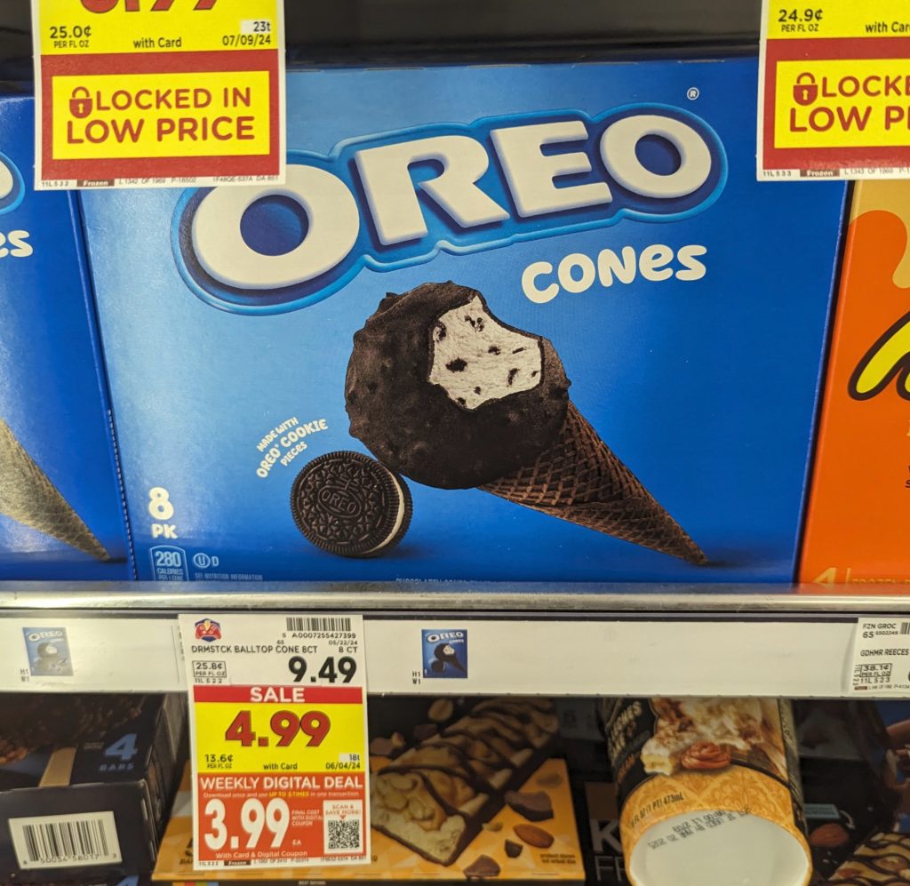 Oreo Cones 8-Packs Just $3.99 At Kroger (Regular Price $9.49 ...