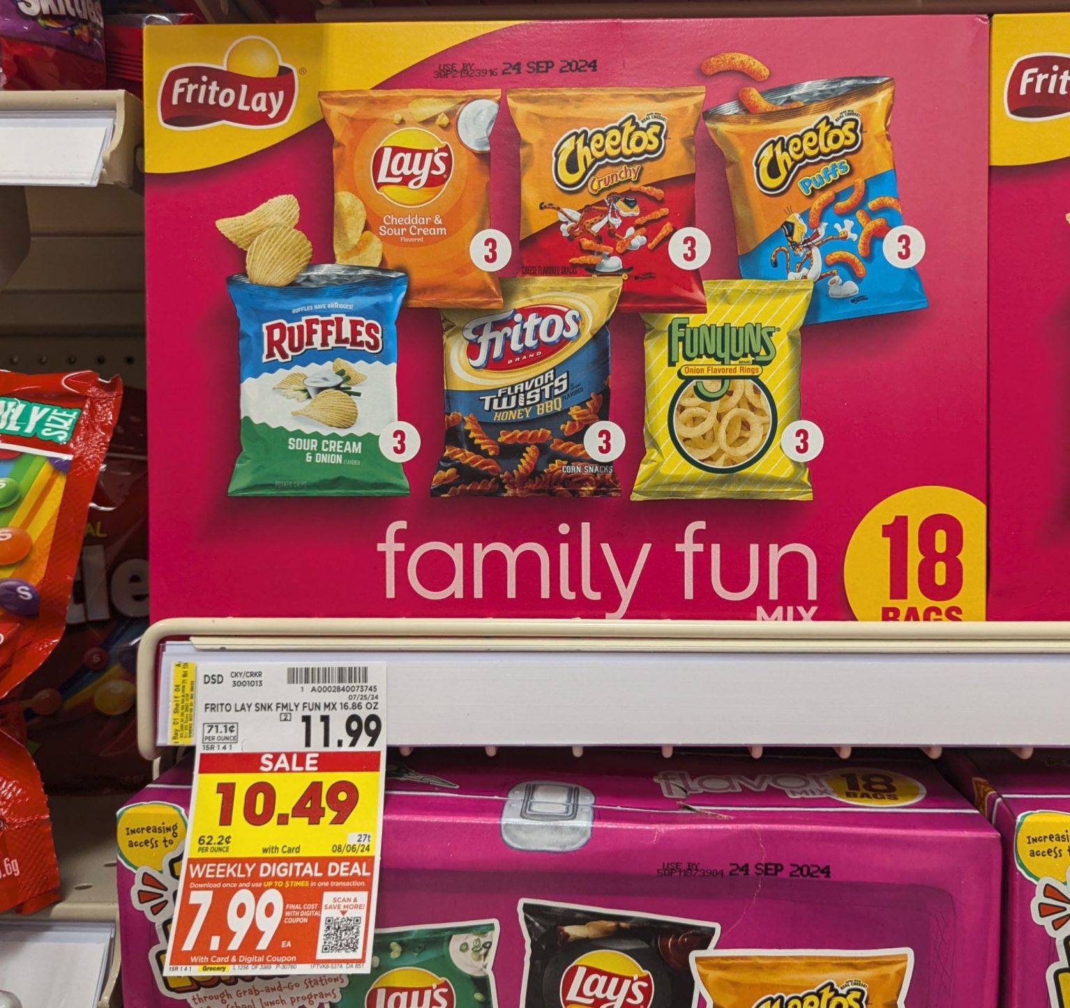 Frito-Lay Variety Pack Just $7.99 At Kroger - iHeartKroger