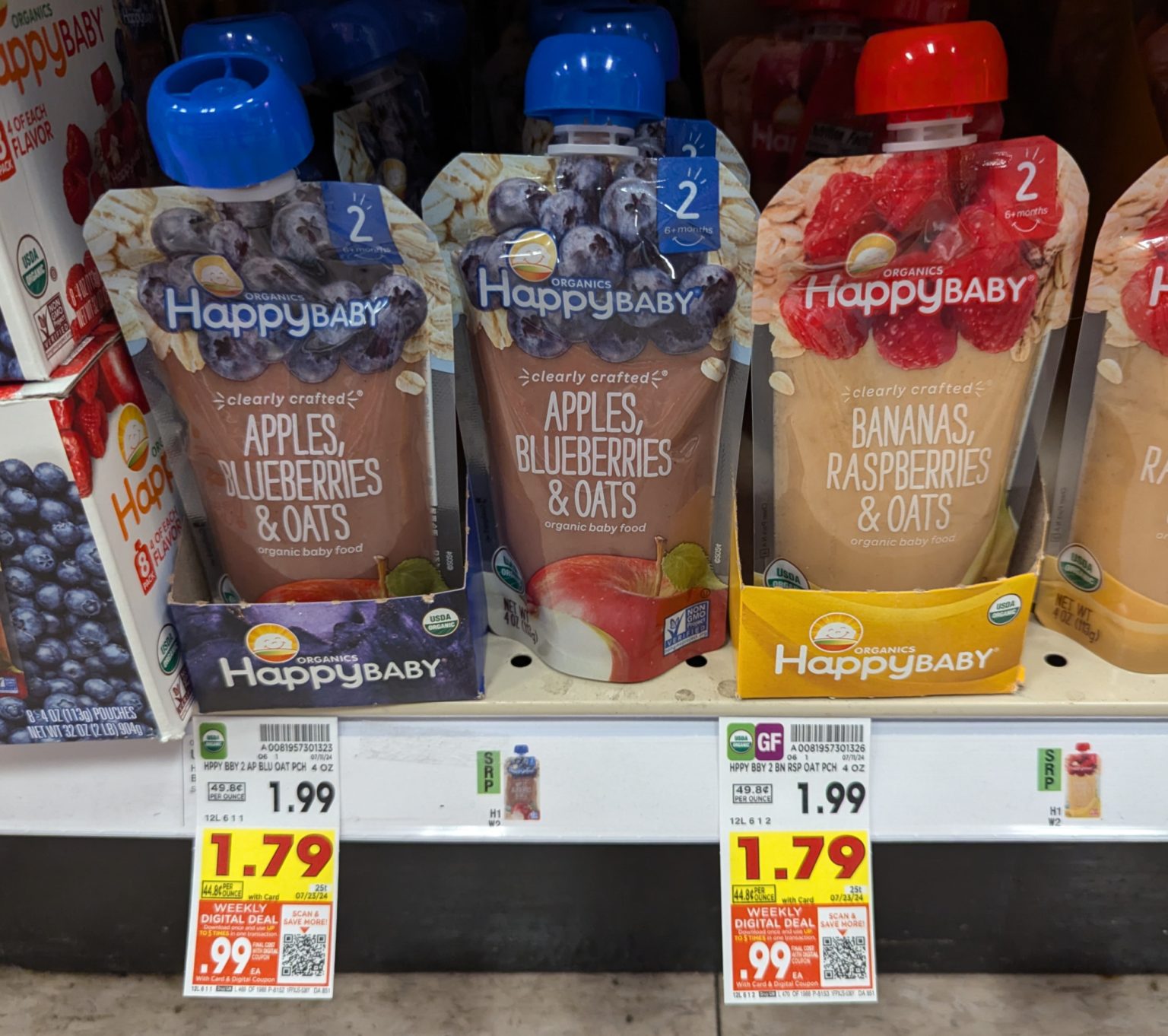 Happy Baby Pouches As Low As 99¢ Each At Kroger - iHeartKroger