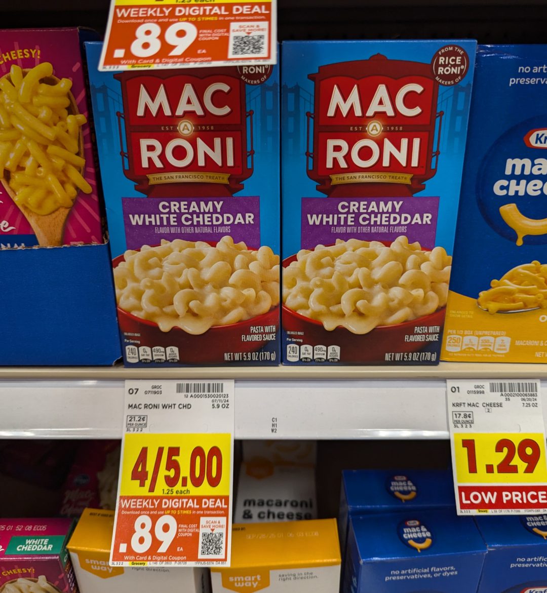New Mac-A-Roni Only 75¢ Per Box At Kroger - iHeartKroger