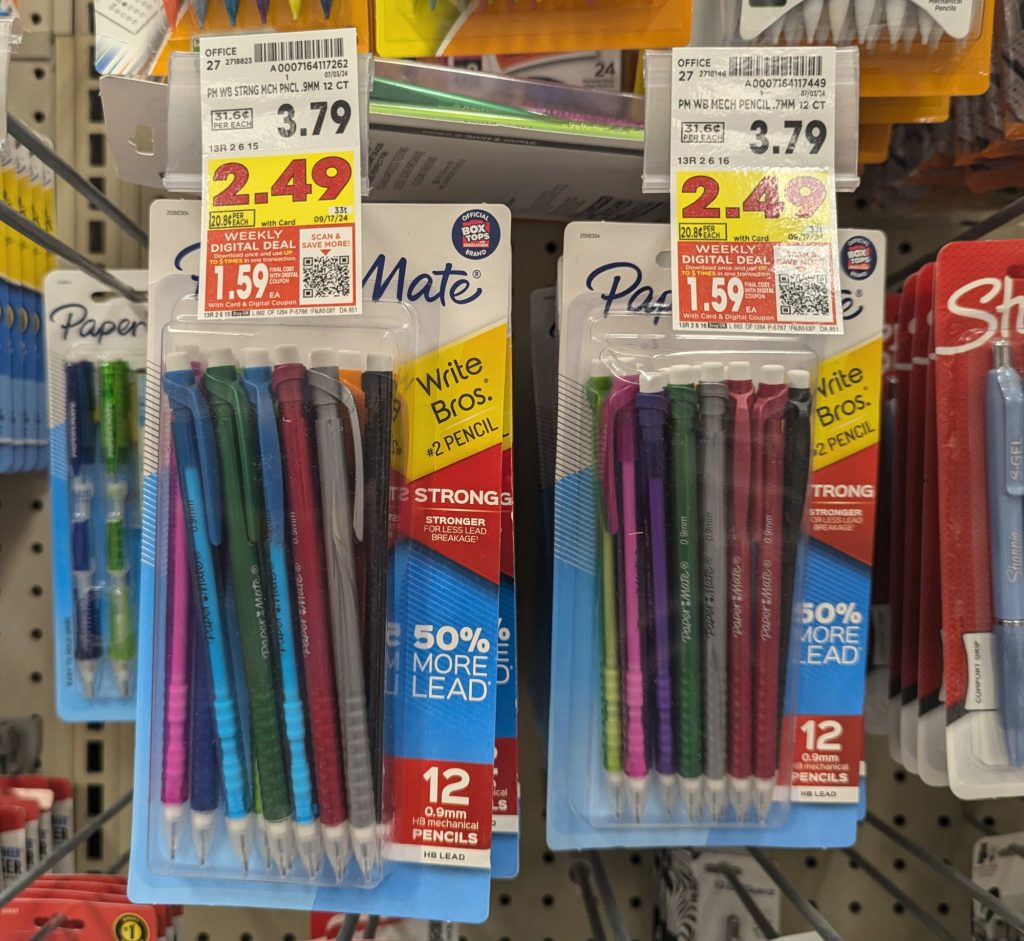 Paper Mate Write Bros Mechanical Pencils 12-Packs Just $1.59 At Kroger ...