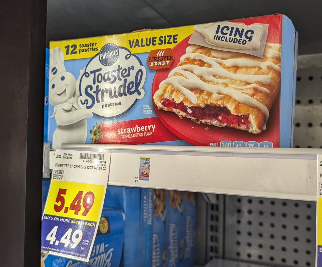 Pillsbury Toaster Strudel Pastries Value Size Boxes As Low As $3.66 Per ...