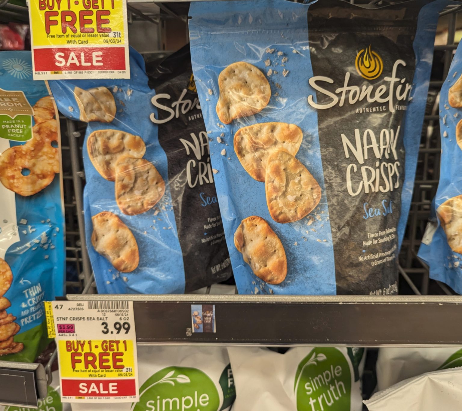 Grab Stonefire Naan Crisps For As Low As $1 At Kroger - iHeartKroger