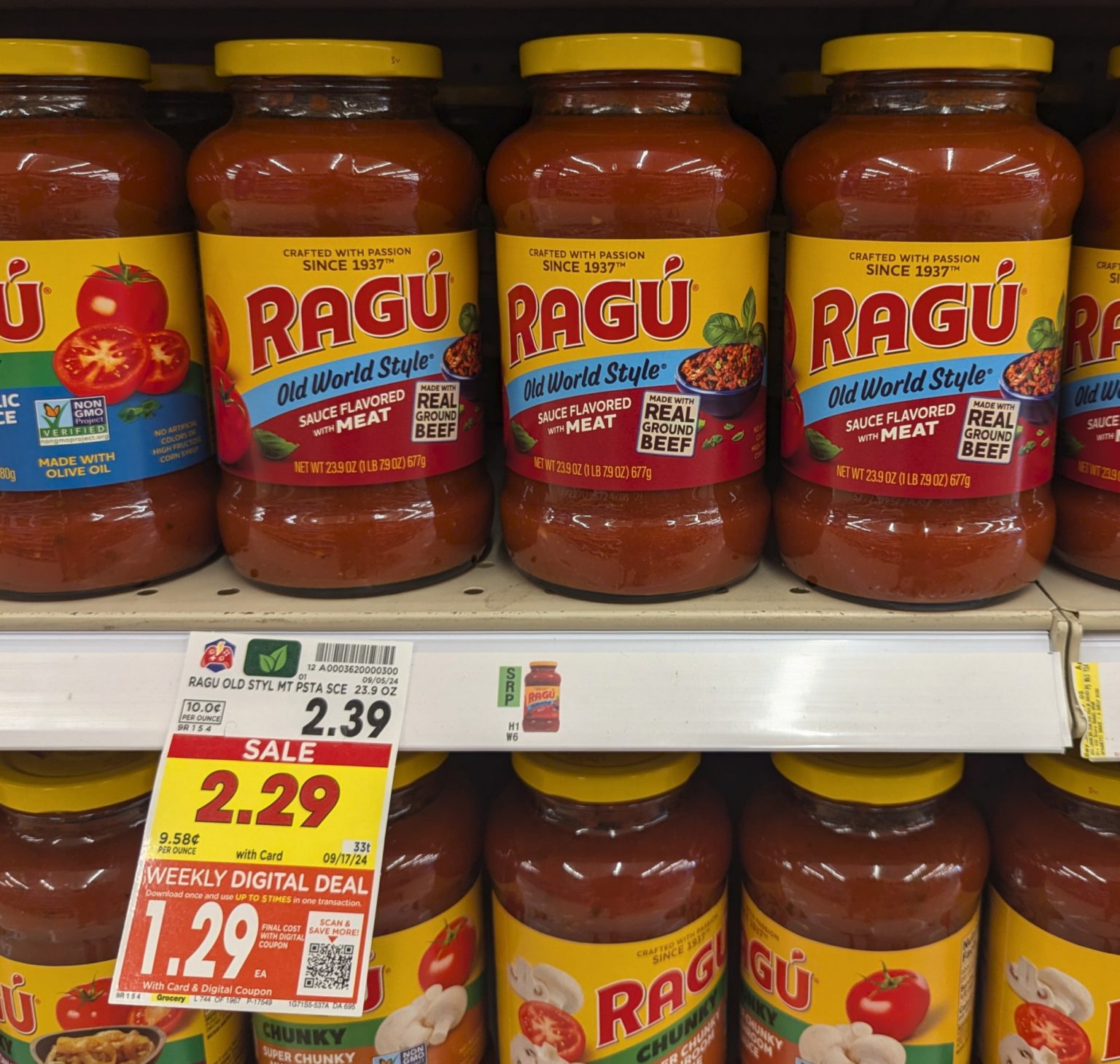 Ragu Pasta Sauce Just $1.29 Per Jar At Kroger - iHeartKroger