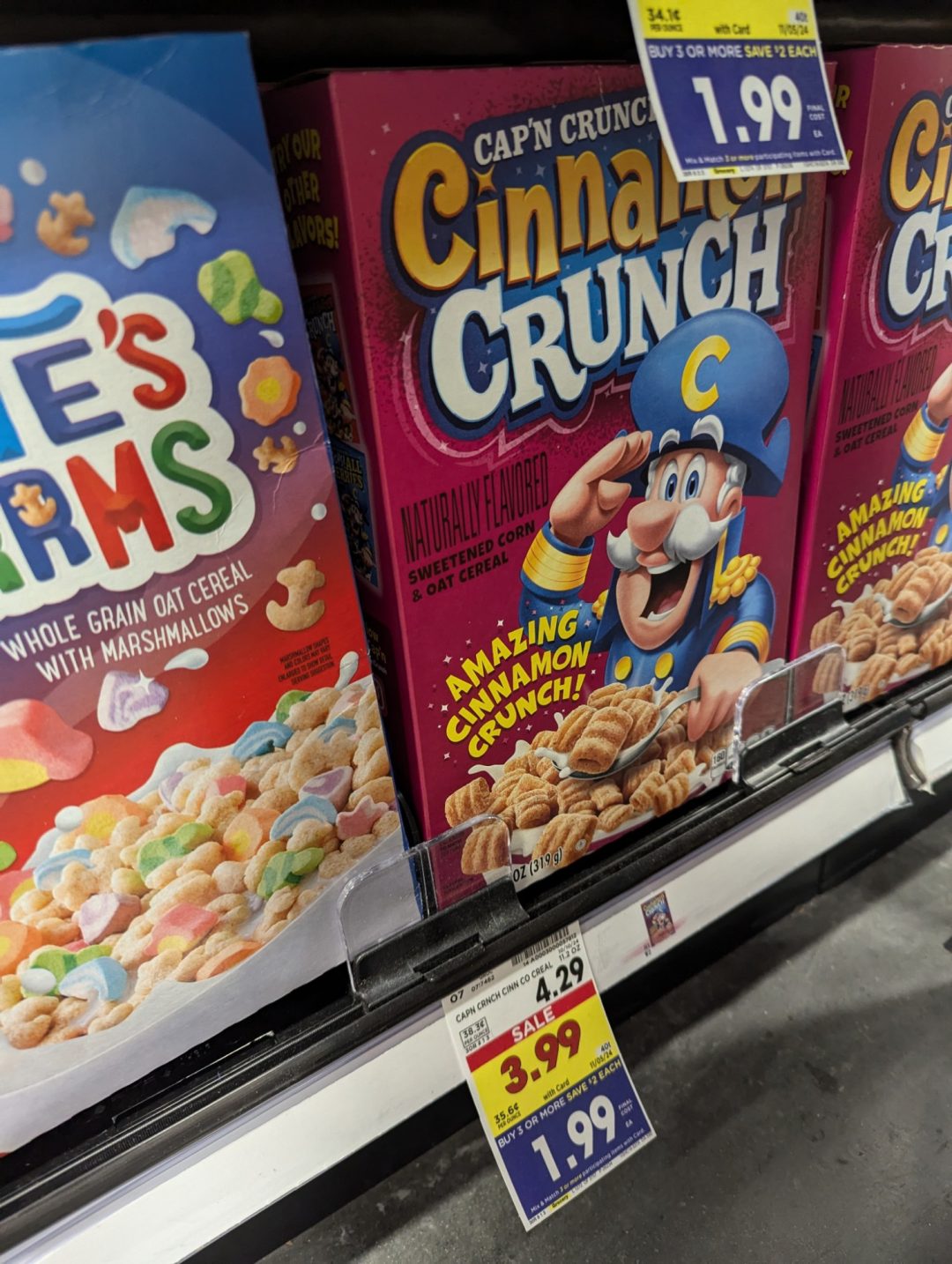 Save On Quaker Cap’n Crunch Cereal At Kroger – As Low As $1.24 Per Box ...