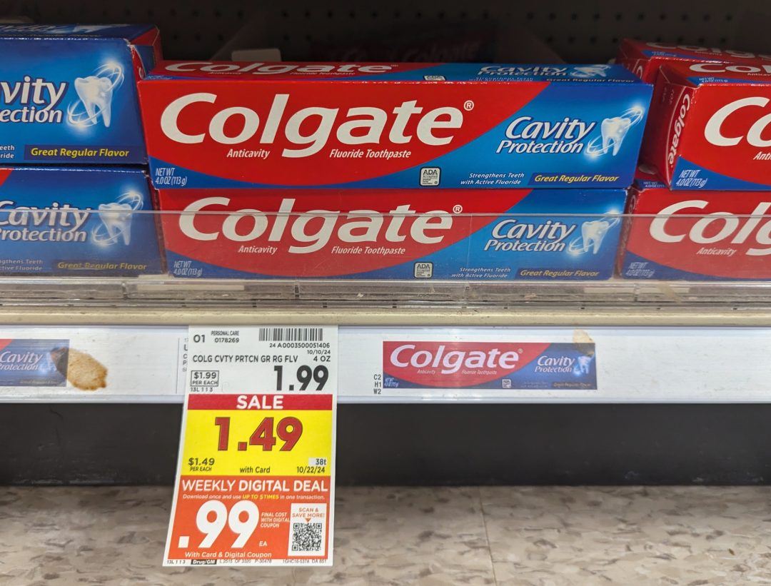 Colgate Toothpaste Just 99¢ At Kroger - iHeartKroger