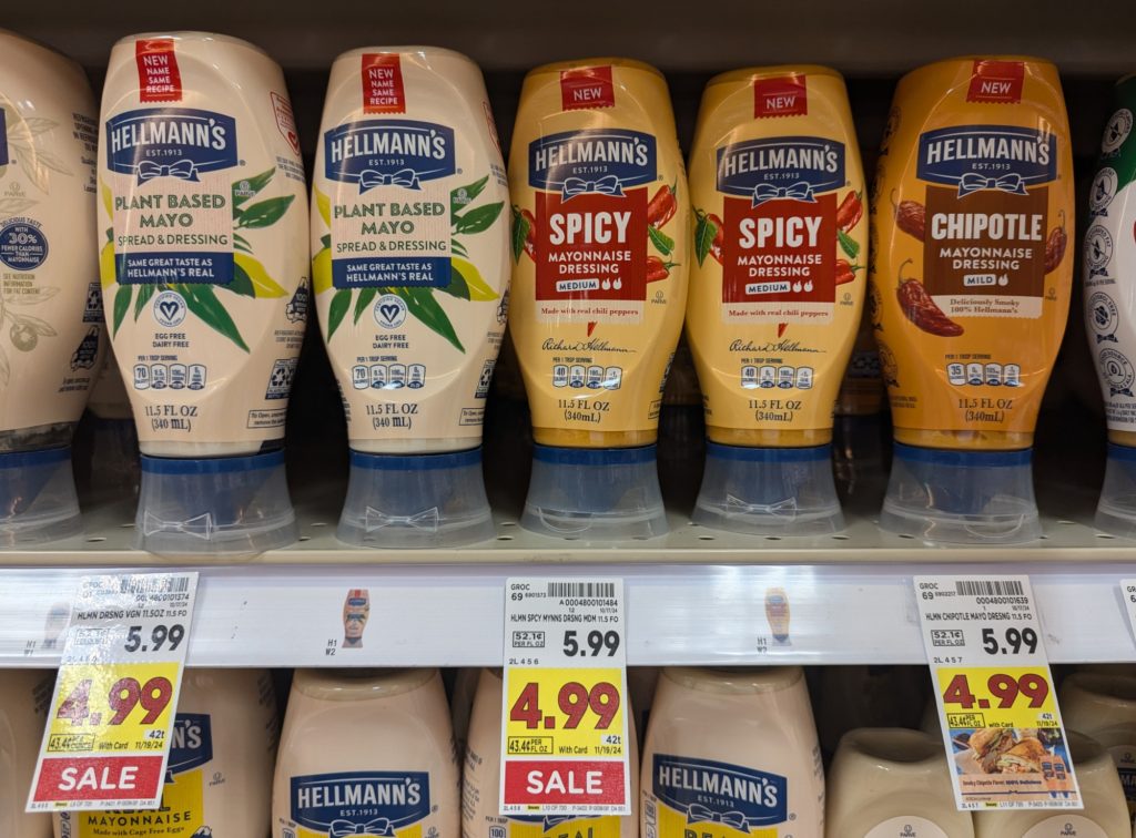 Hellmann’s Mayonnaise Varieties As Low As $3.99 At Kroger (Regular ...