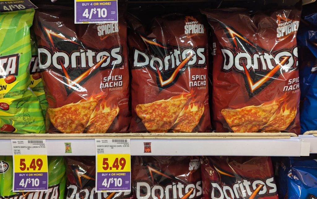 Grab Bags Of Doritos For As Low As $1.90 Each At Kroger (Regular Price ...