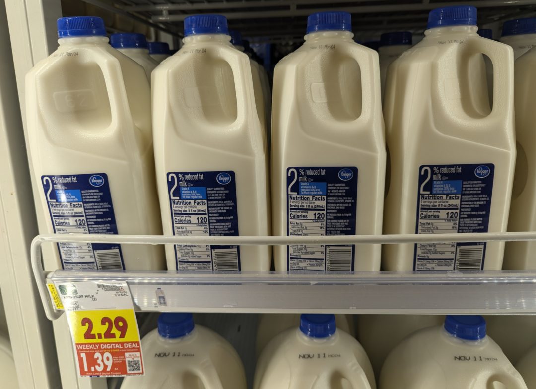 Half Gallons Of Kroger Milk Are Just $1.39 Each - iHeartKroger