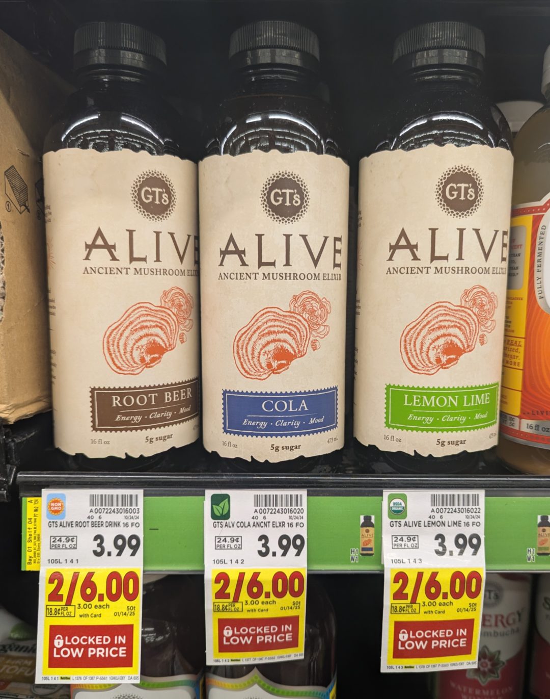 GT’s Alive Ancient Mushroom Elixir Just $2 At Kroger – Half Price ...