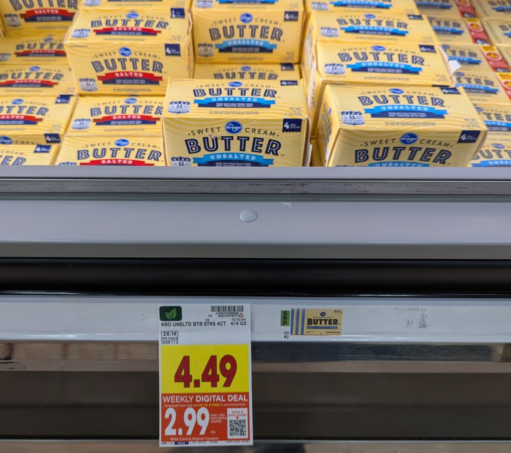Kroger Butter Just $2.99 – Get Up To Five Packs & Save! - iHeartKroger