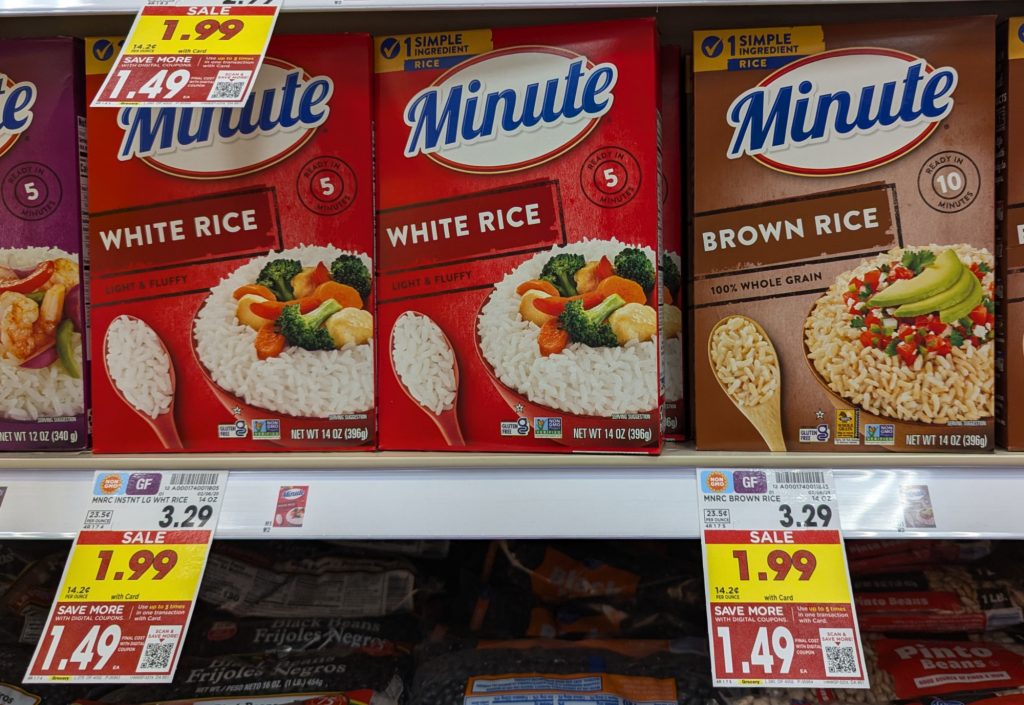 Get Minute Rice For Just $1.49 At Kroger - iHeartKroger