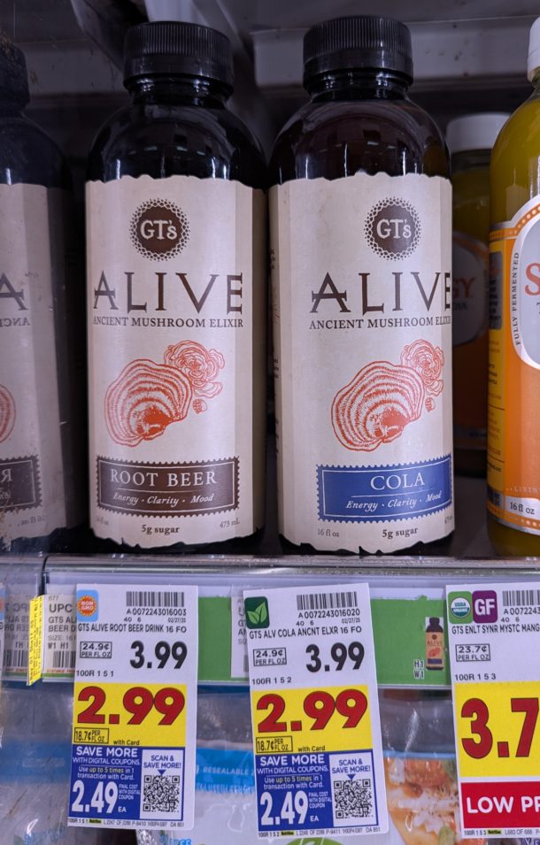 GT’s Alive Ancient Mushroom Elixir Just $1.49 At Kroger – Less Than ...