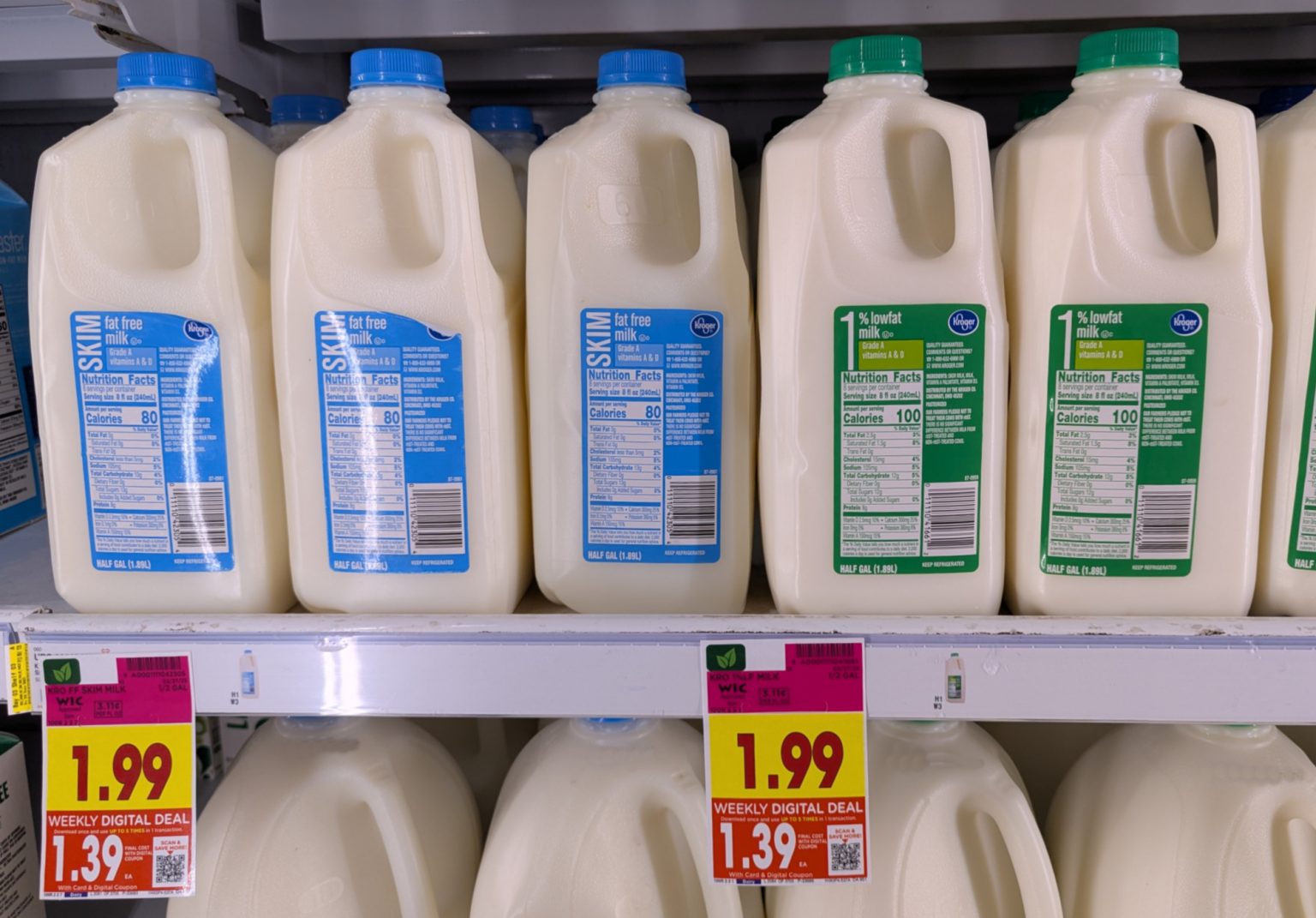 Half Gallons Of Kroger Milk Are Just $1.39 Each - iHeartKroger