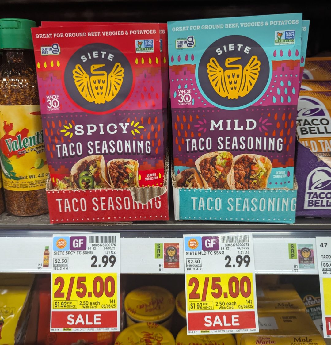 Siete Taco Seasoning As Low As $2 At Kroger - iHeartKroger