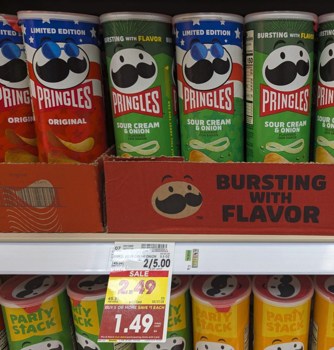 Pringles As Low As 74¢ At Kroger - iHeartKroger
