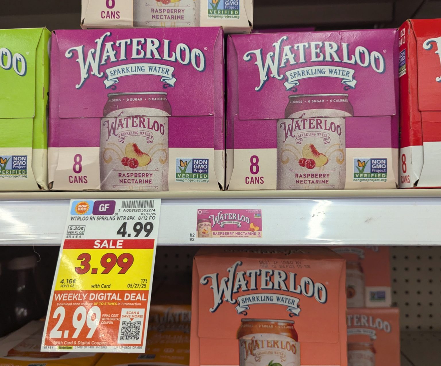 Waterloo Sparkling Water 8-Packs Just $2.99 At Kroger - iHeartKroger