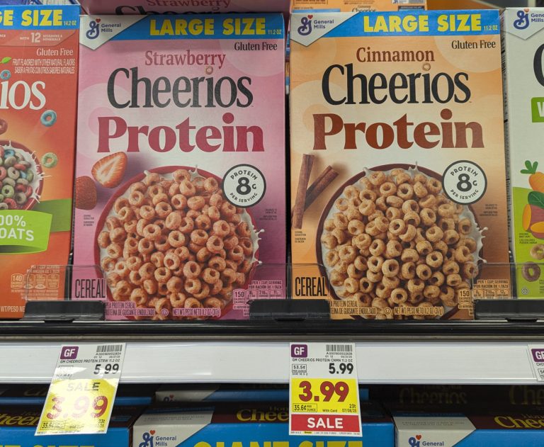 General Mills Cheerios Protein Cereal As Low As $2.99 Per Box At Kroger ...