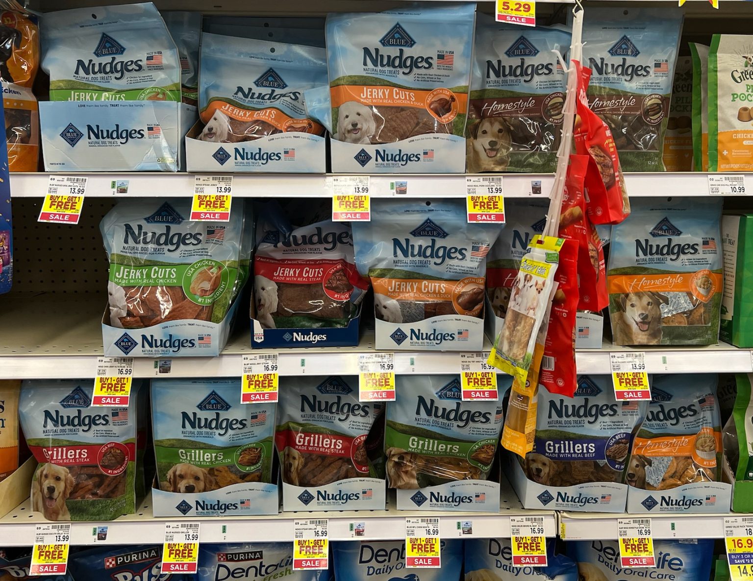 Blue Buffalo Nudges Dog Treats As Low As $5 At Kroger (Regular Price ...