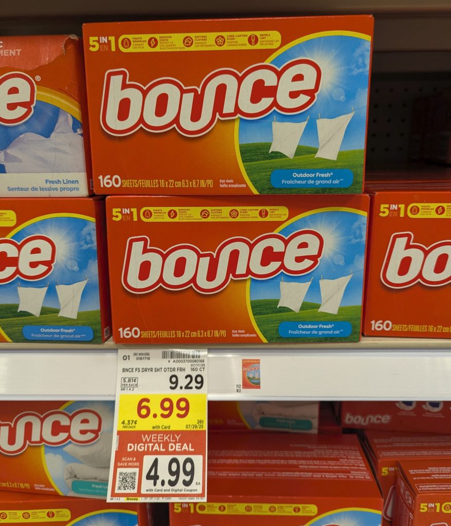 Bounce Dryer Sheets As Low As $4.99 At Kroger - iHeartKroger