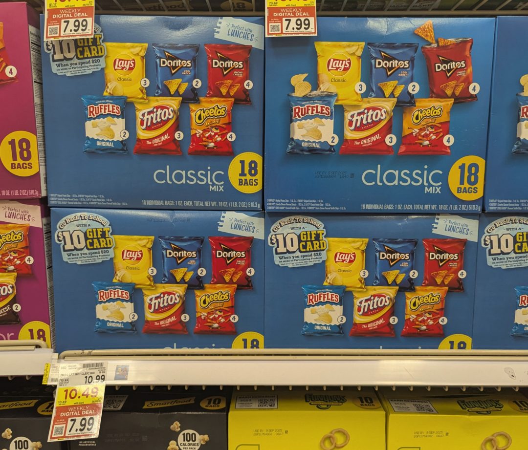 Frito Lay 18-Count Multipacks Just $7.99 At Kroger - iHeartKroger