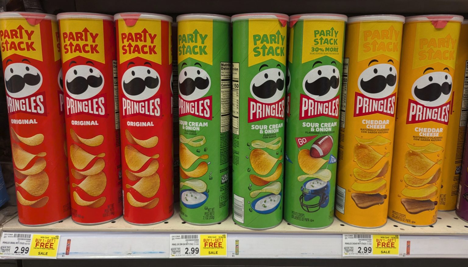 Pringles Party Stack As Low As $1.12 At Kroger - iHeartKroger