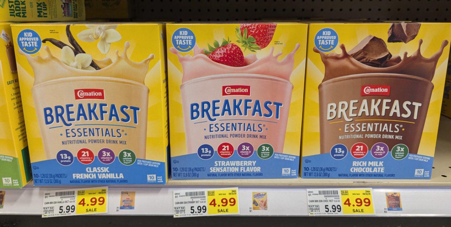 Carnation Breakfast Essentials As Low As $3.99 At Kroger (Regular Price ...