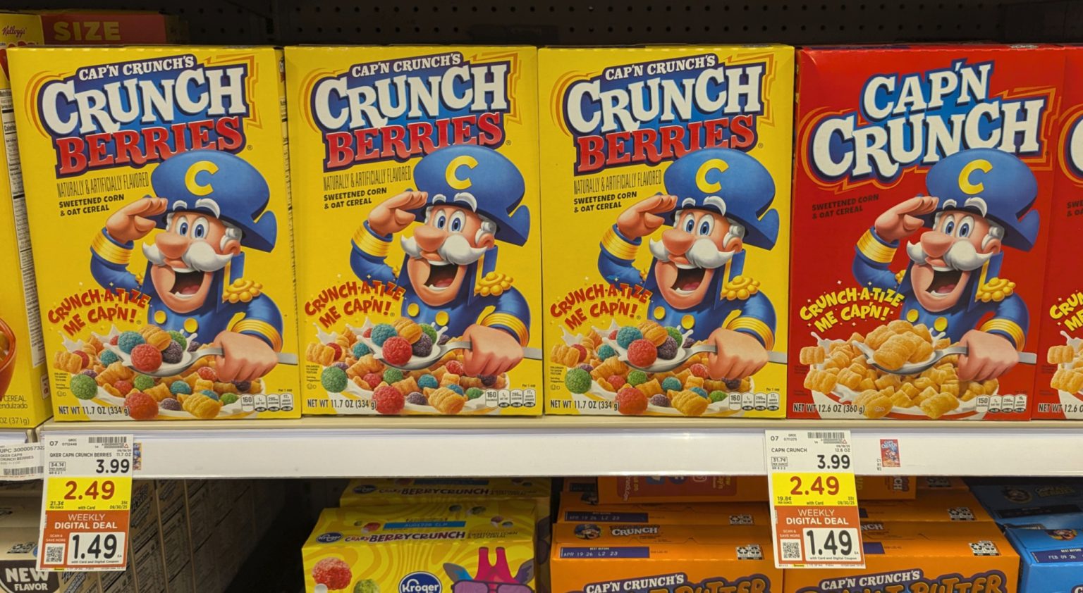 Save On Quaker Cap’n Crunch Cereal At Kroger Just $1.49 Per Box ...