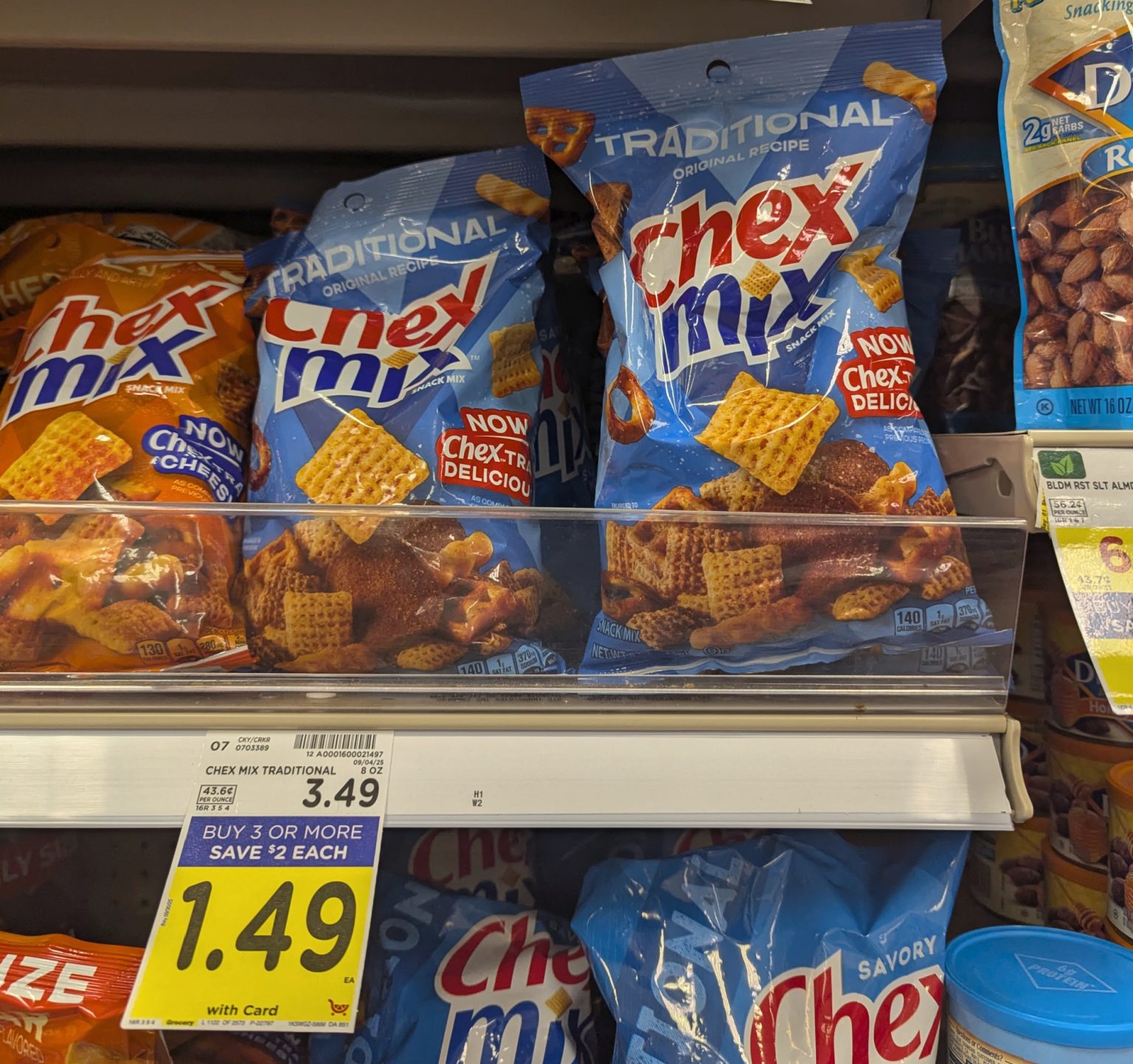 Get Chex Mix Snacks As Low As $1.62 At Kroger - iHeartKroger