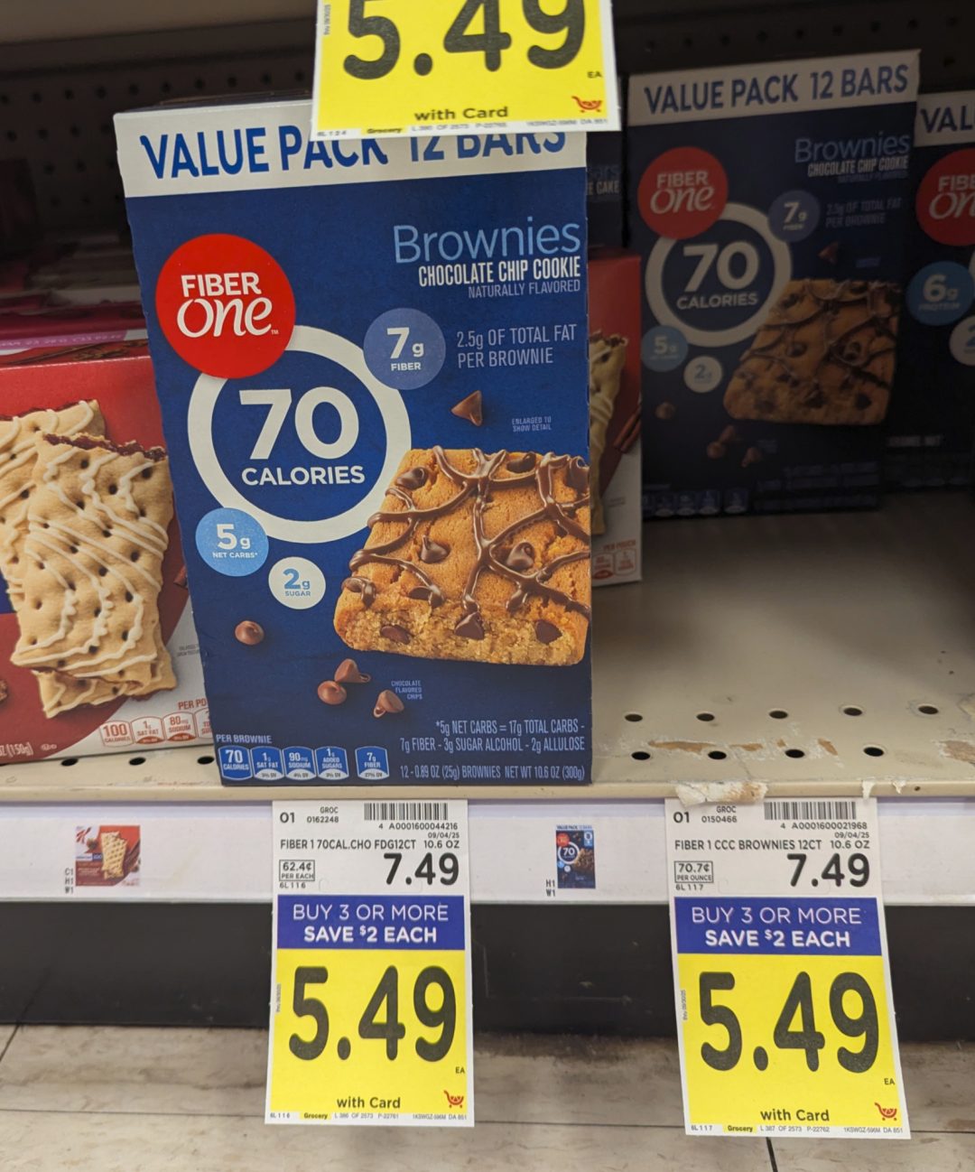 Value Size Boxes Of Fiber One Bars As Low As $5.24 At Kroger (Regular ...