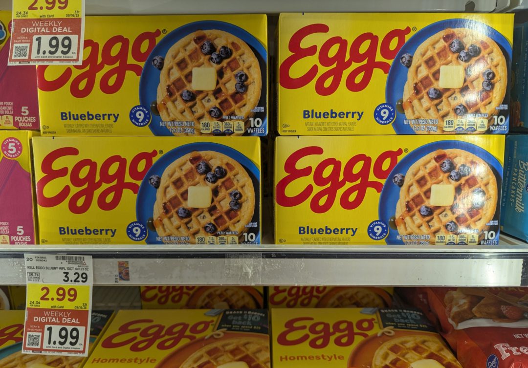 Get The Boxes Of Kellogg’s Eggo Waffles For Just $1.99 At Kroger ...