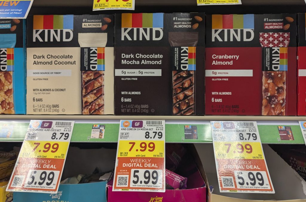 Multipack Boxes Of Kind Bars As Low As $5.99 At Kroger - iHeartKroger