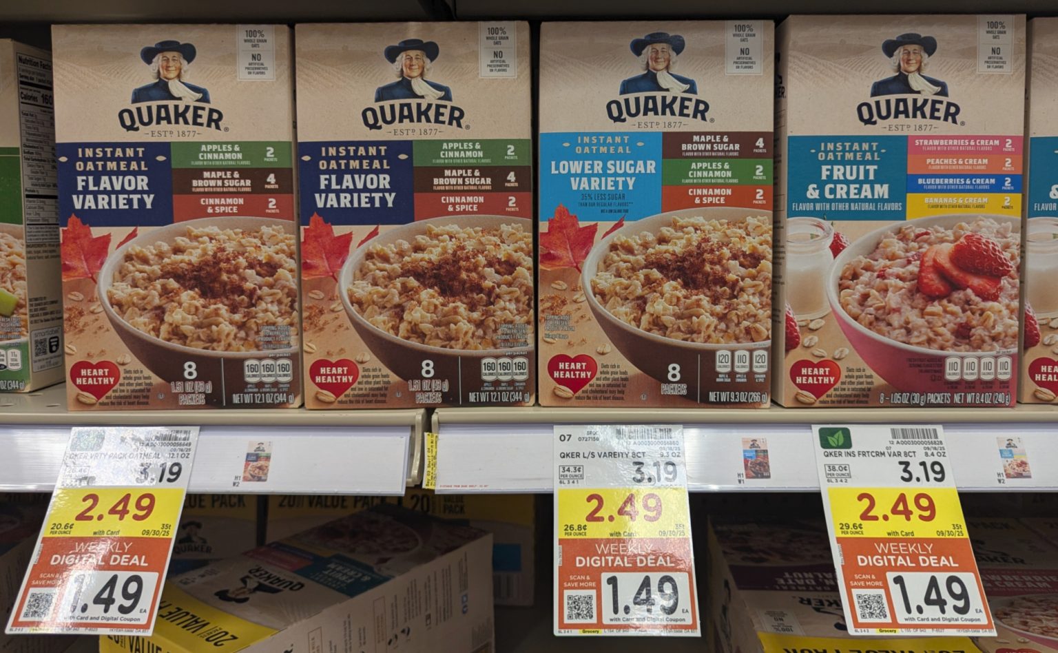 Pick Up Quaker Instant Oatmeal For Just $1.49 At Kroger - iHeartKroger