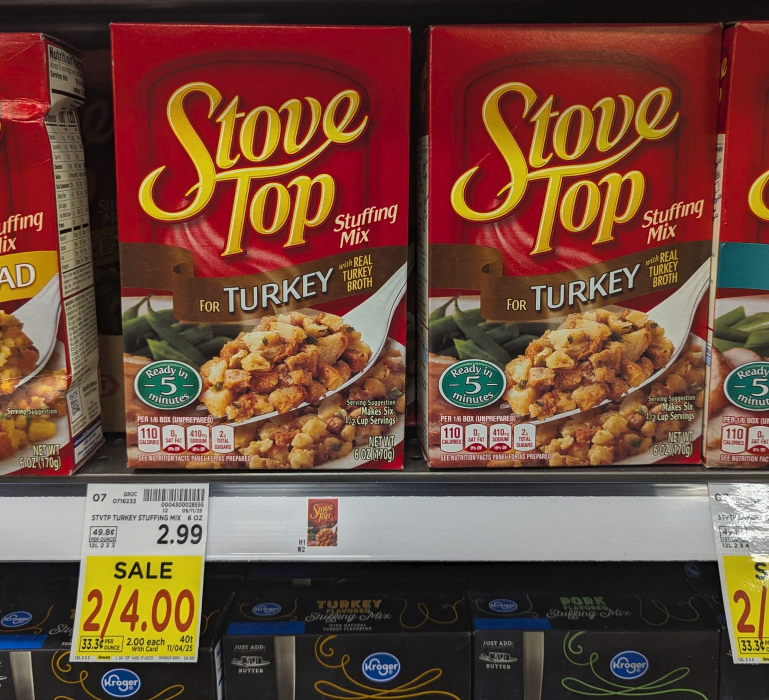 Stove Top Stuffing Mix As Low As $1.33 At Kroger - iHeartKroger