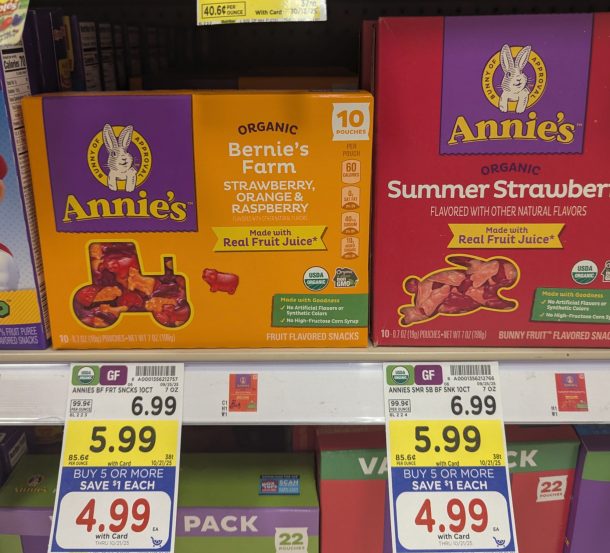 Annie’s Fruit Snacks As Low As $4.49 Per Box At Kroger (Regular Price ...