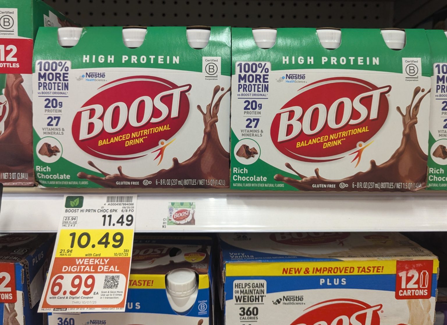 Boost High Protein Nutrition Shakes Just $6.99 At Kroger - iHeartKroger