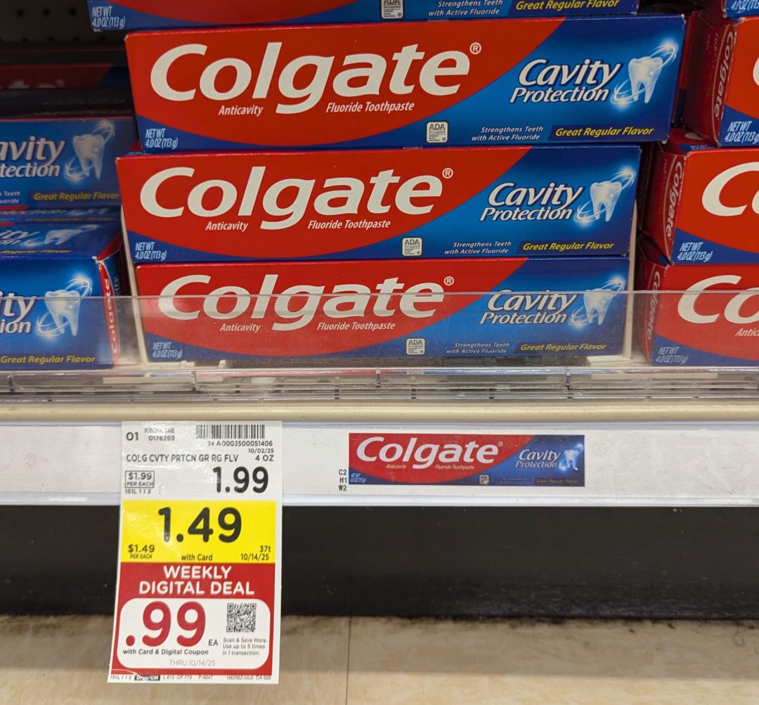 Colgate Toothpaste Just 99¢ At Kroger - iHeartKroger